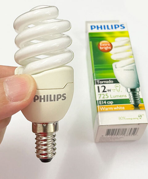 MARKPRO LIGHTING | Philips Tornado 12W warmwhite E14