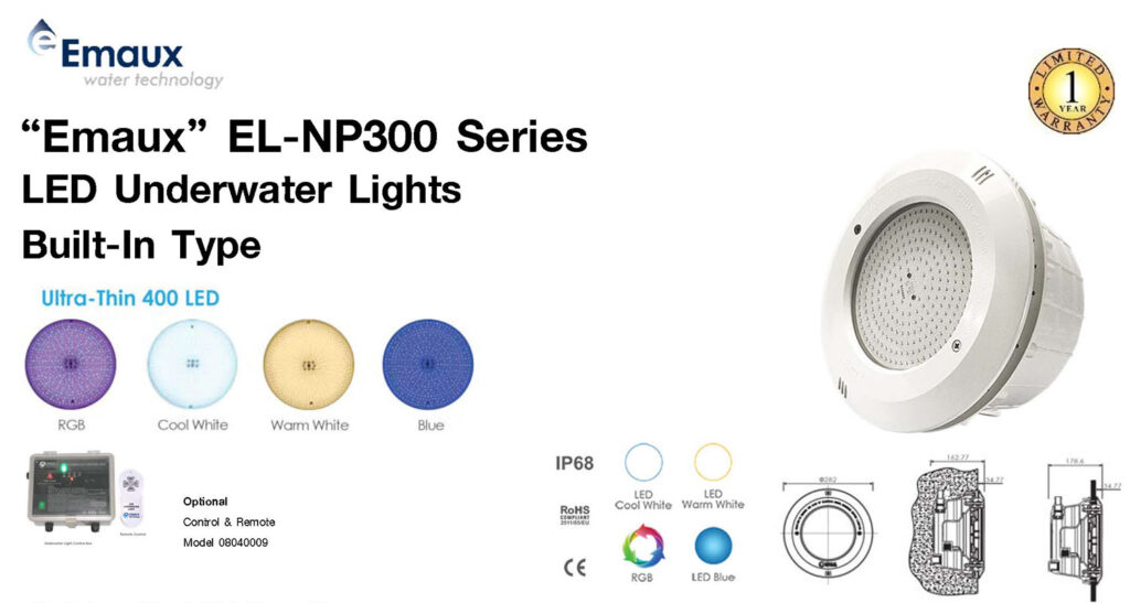 EMAUX NP300-P-252-WW LED 12V 20W dia 28cm. (plastic) – MARKPRO LIGHTING