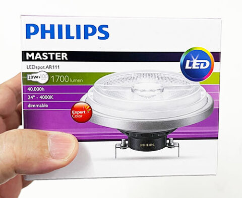 MARKPRO LIGHTING | Philips MAS AR111 12V 20W 4000K 24D G53 (dim)