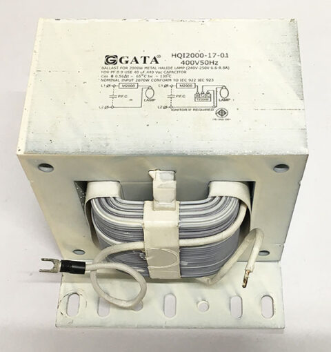 MARKPRO LIGHTING | GATA ballast HQI 2000-17-01 2000W 8.8A