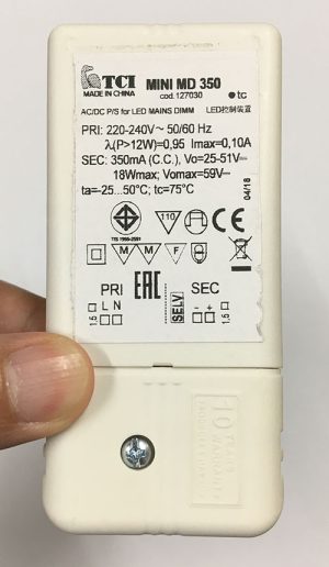 TCI 127030 MINI MD 350 18W 350mA – MARKPRO LIGHTING