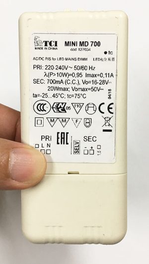 TCI 127034 MINI MD 700 20W 700mA – MARKPRO LIGHTING