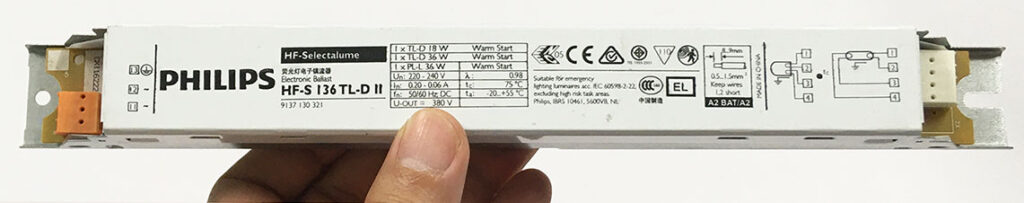 MARKPRO LIGHTING | Philips HF-S 136 TL-D 36W, PL-L 36W