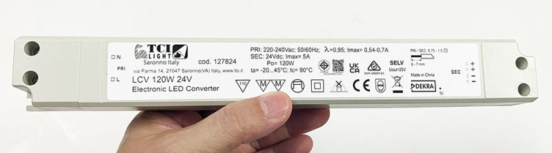TCI 127824 LED driver LCV 24V 120W (for striplight) – MARKPRO LIGHTING