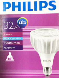 Philips Mas PAR30 LED 32W 5700K 30D 25000hrs. – MARKPRO LIGHTING