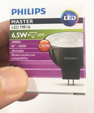 Philips Master LED 12V 6.5W 3000K 60D GU5.3 (dim) – MARKPRO LIGHTING