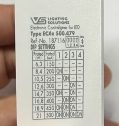 MARKPRO LIGHTING | Vossloh LED driver ECXe 500.479 187116