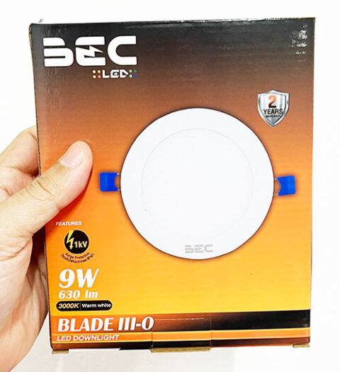 BEC BLADE III-0 Round Panel LED 9W 3000K warmwhite – MARKPRO LIGHTING
