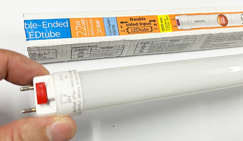 Philips Double Ended T8 22W 6500K day 2300lm (120cm) switch on-off ...