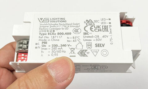 MARKPRO LIGHTING | Vossloh LED driver ECXe 800.480 187117