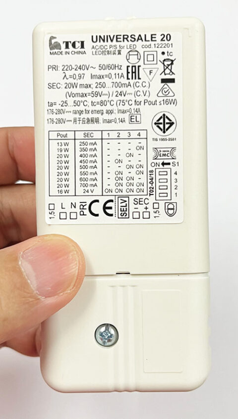TCI 122201 20W 250-700mA UNIVERSALE 20 – MARKPRO LIGHTING