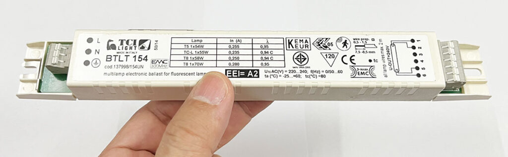 TCI BTLT 154 ballast T5-54W 58W 70W, PLL 55W (137998/54UN) – MARKPRO ...