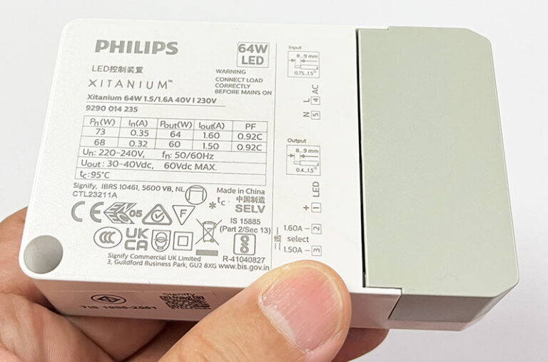 MARKPRO LIGHTING | Philips LED driver Xitanium 64W 1.5/1.6A 40V I 230V