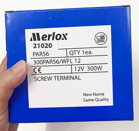 Merlox PAR56 12V 300W WFL 21020 (screw base) – MARKPRO LIGHTING