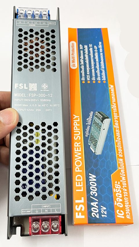 MARKPRO LIGHTING | FSL Power supply FSP-300-12, 12V 300W 20A (Alu body)