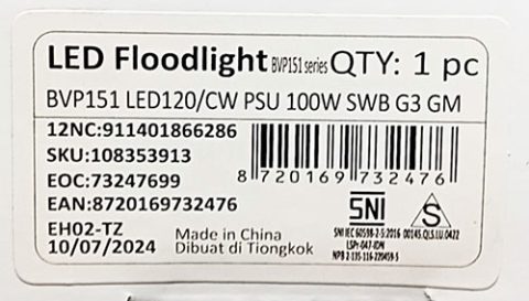 MARKPRO LIGHTING | Philips BVP151 LED120 100W CW