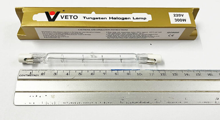 VETO tungsten halogen 300W 220V R7s (12cm.) – MARKPRO LIGHTING