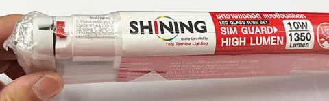 Shining LED TUBE SET 10W 6500K day 1350lm (high lumen) – MARKPRO LIGHTING